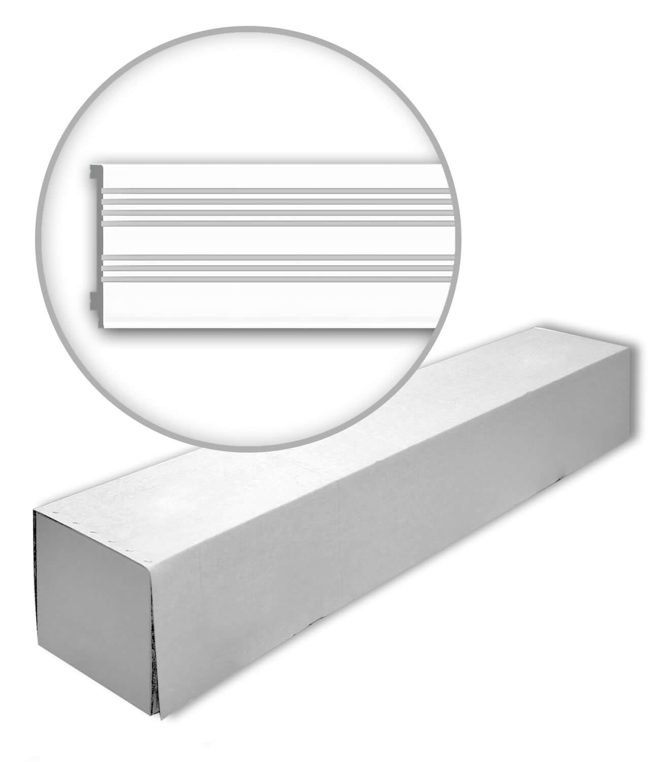 Plinthes Profhome 653705-box Moulure frise 1 carton 16 pièces | 32 m ...