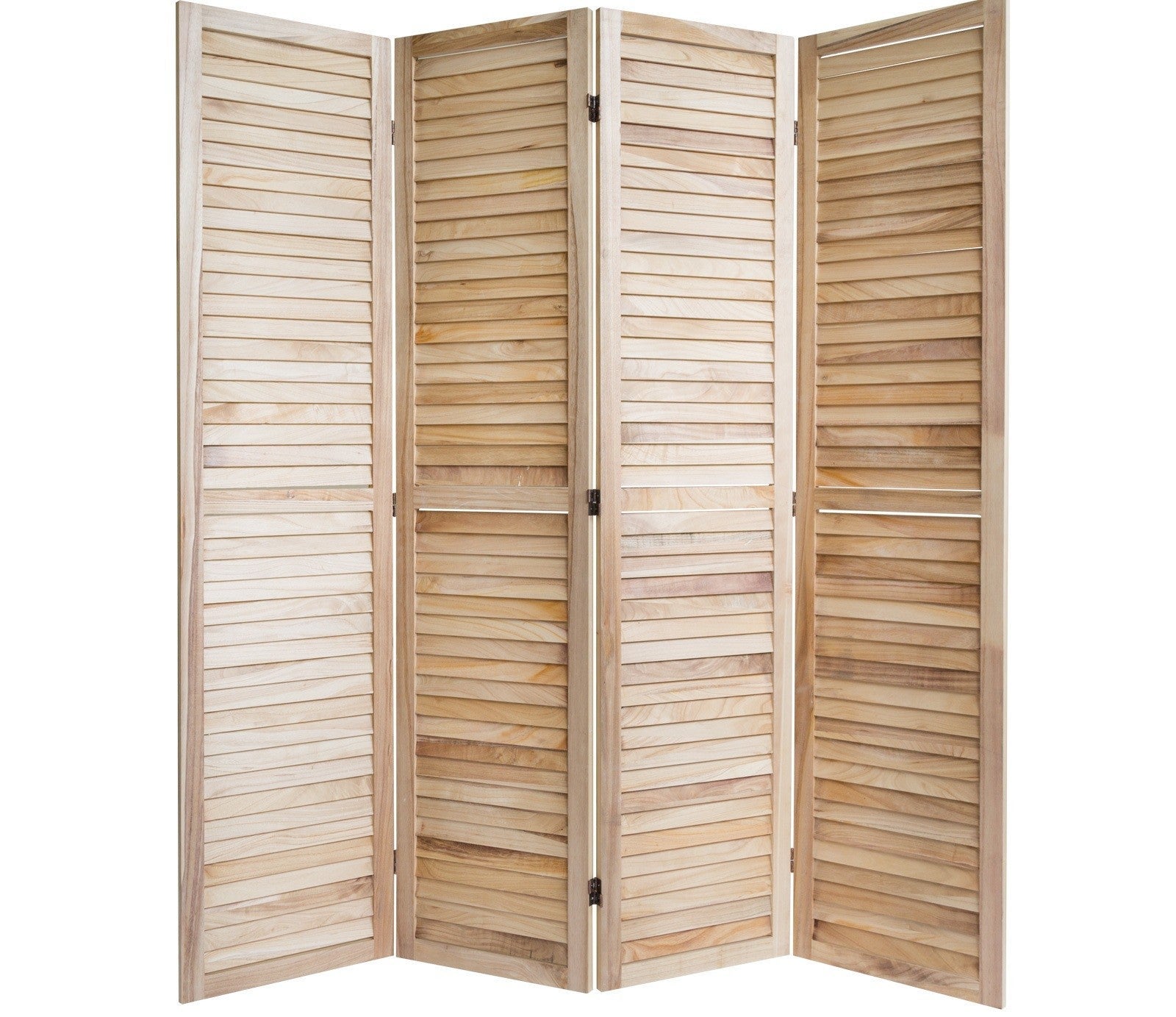 Biombo plegable de madera 4 paneles 160x170 cm PAR06065 | Leroy Merlin