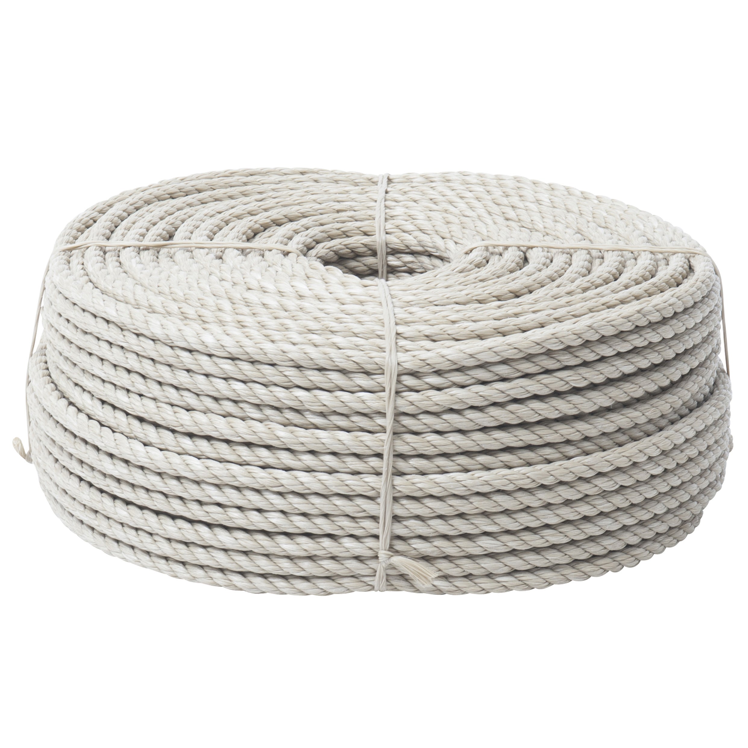 Corde beige 100 mètres WERKA PRO Ø 8 mm (résistance ± 1000 kg) | Leroy ...