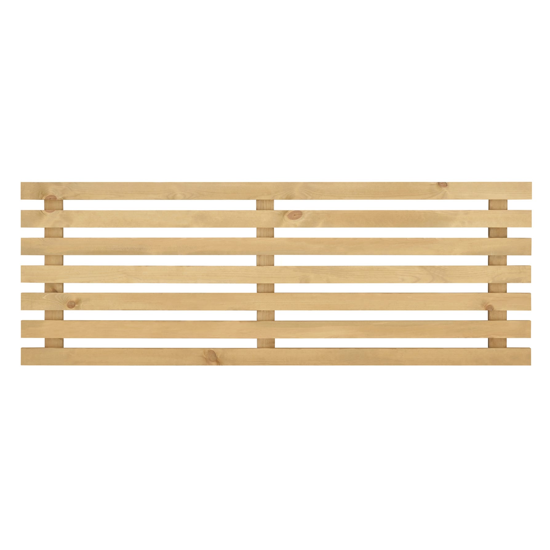 Cabecero De Cama De Madera Maciza En Tono Olivo De 160x73cm Leroy Merlin