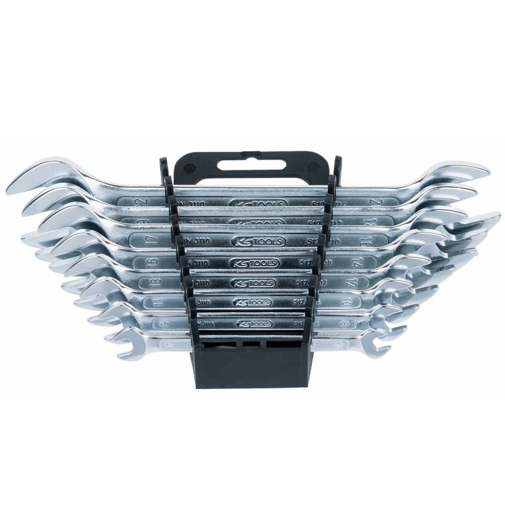 KS TOOLS Jeu de clés à fourche, 8 pcs, 6x7-20x22mm | Leroy Merlin