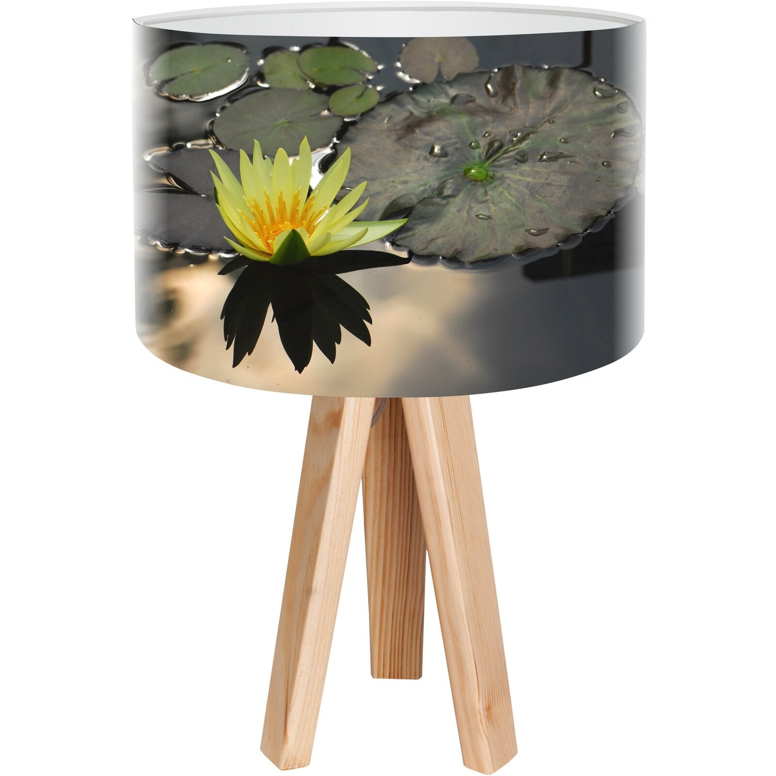 Lampe de chevet bothanica foto-083 30 x 30 x 45 cm Bois clair | Leroy Merlin