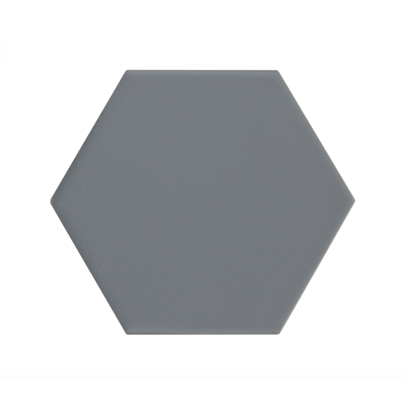 Carrelage sol / mur hexagonal uni gris bleu 11,6x10,1 cm KROMATIKA ...