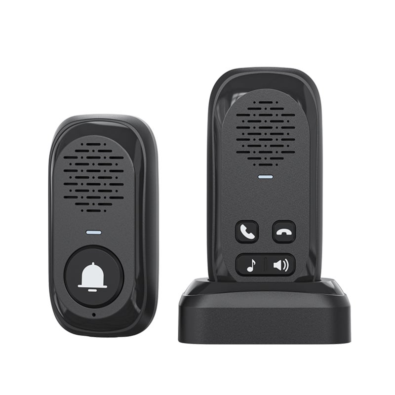 Sonnette de porte interphone sans fil RF433 avec 1 capteur intérieur ...