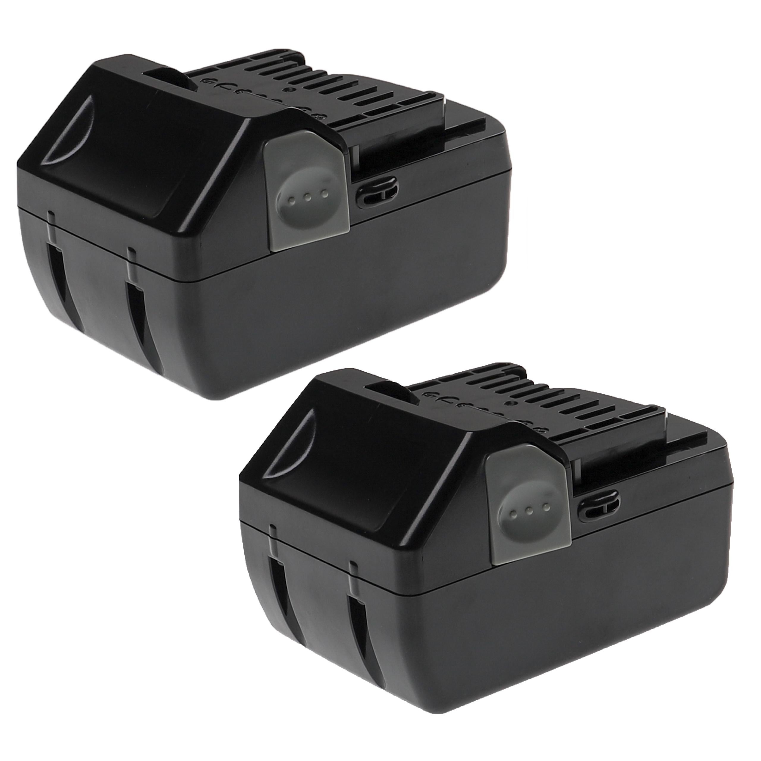 EXTENSILO 2x Batteries compatible avec Hitachi / Hikoki C 18DSL, C ...