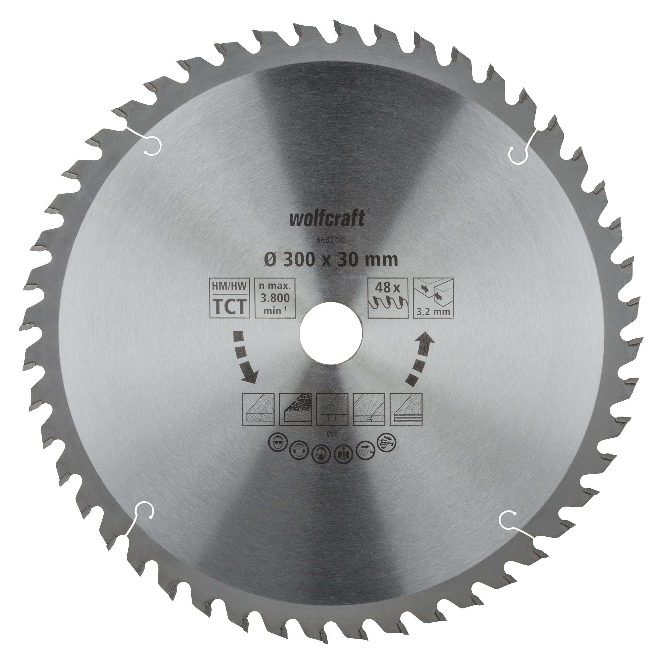 Lame de Scies Circulaires sur Table - 48 Dents et Diamètre 300 mm ...
