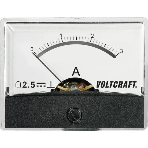 VOLTCRAFT AM-60X46/3A/DC AM-60X46/3A/DC Appareil de mesure à encastrer ...