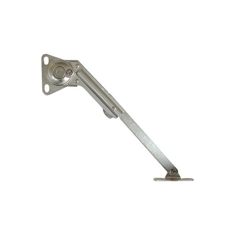 Compas pour porte à abattant en acier nickelé - Sens : Gauche ...