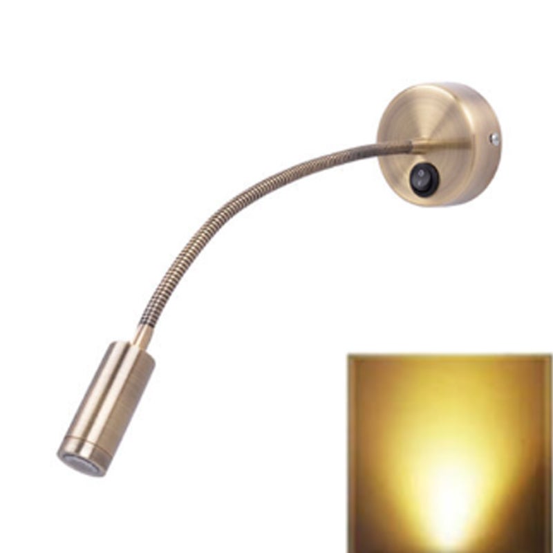 Lampe de Chevet Murale LED, Spot Orientable, 3W 3000K, Flexible et ...