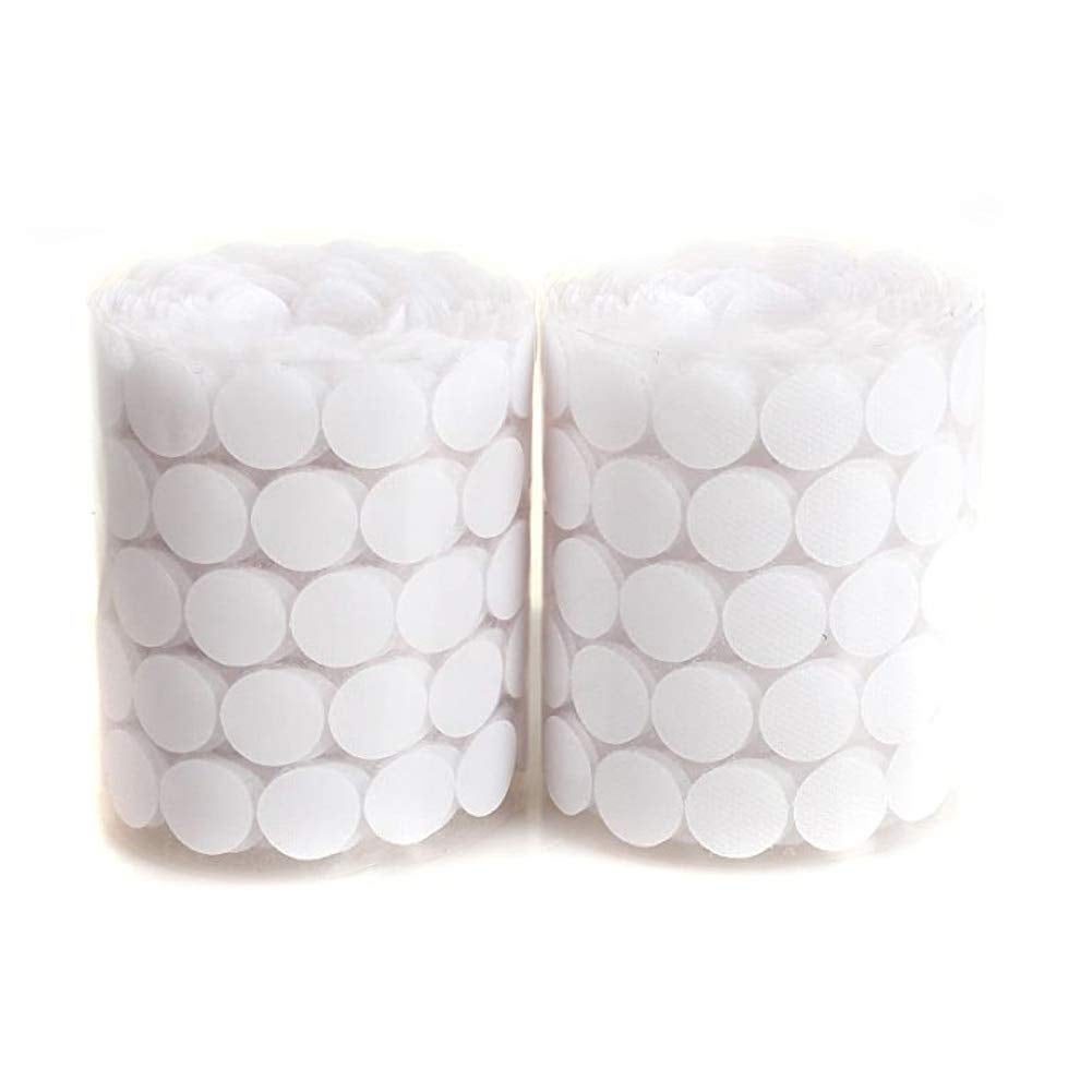 Lot de 1 000 pastilles auto-adhésives double face de 20 mm, résistantes ...