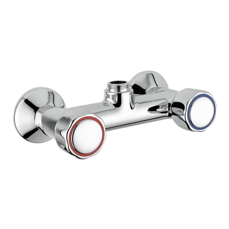 Mitigeur mural avec vis à disque céramique et commande avec poignées ...