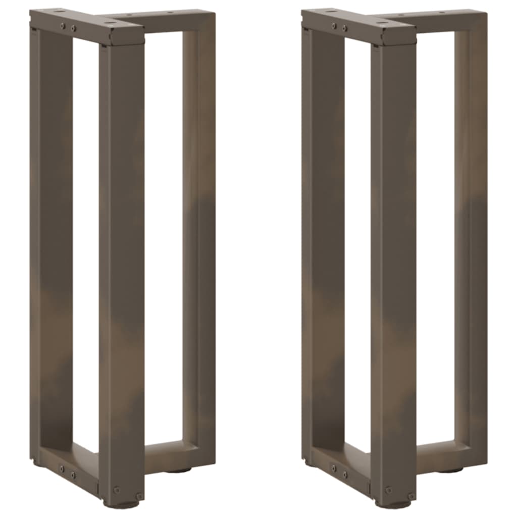 Pieds de table console en T, 2 pièces, noir, 38 x 25 x (72-73) cm ...