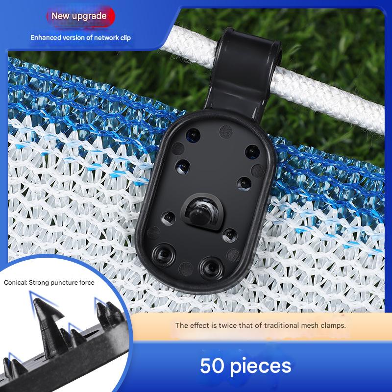 Clips de fixation pour filets améliorés, 50 accessoires de fixation ...