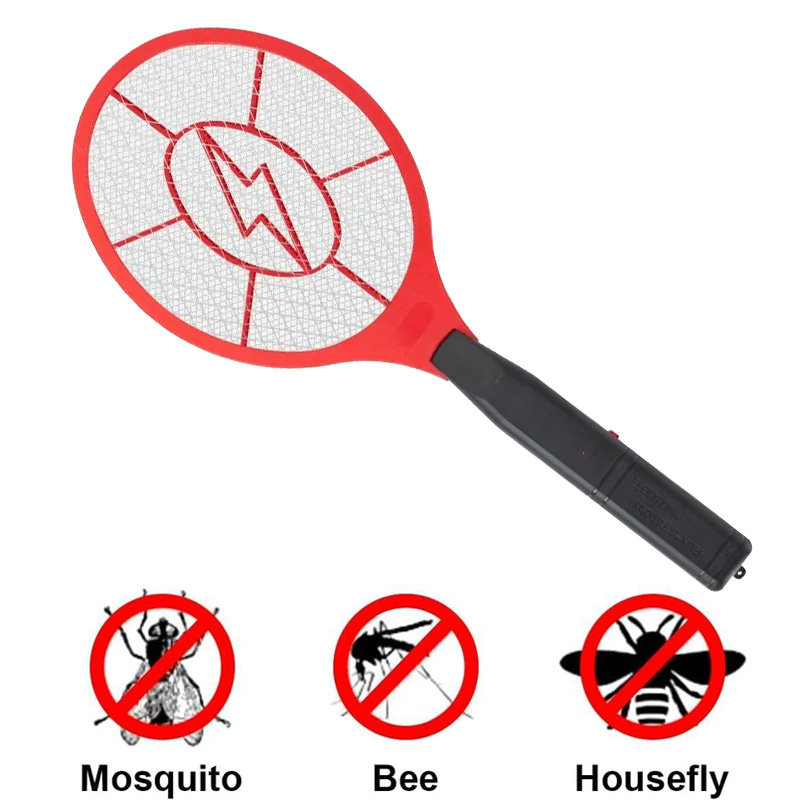 Electric Fly Insect Bug Zapper Bat Racket Swatter Mosquito Wasp Pest ...