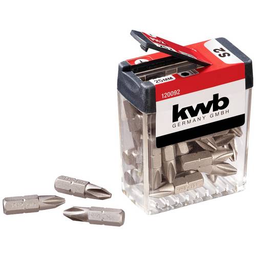 Kwb 120092 Embout cruciforme PH 2 acier 25 pc(s) | Leroy Merlin