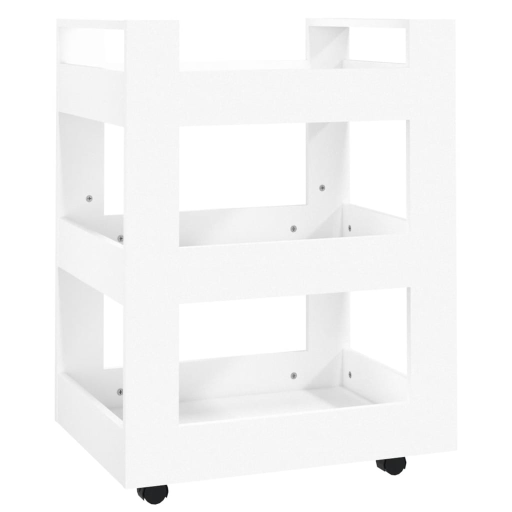 Desserte de cuisine contreplaqué blanc 60x45x80 cm - COMFORTXL | Leroy ...