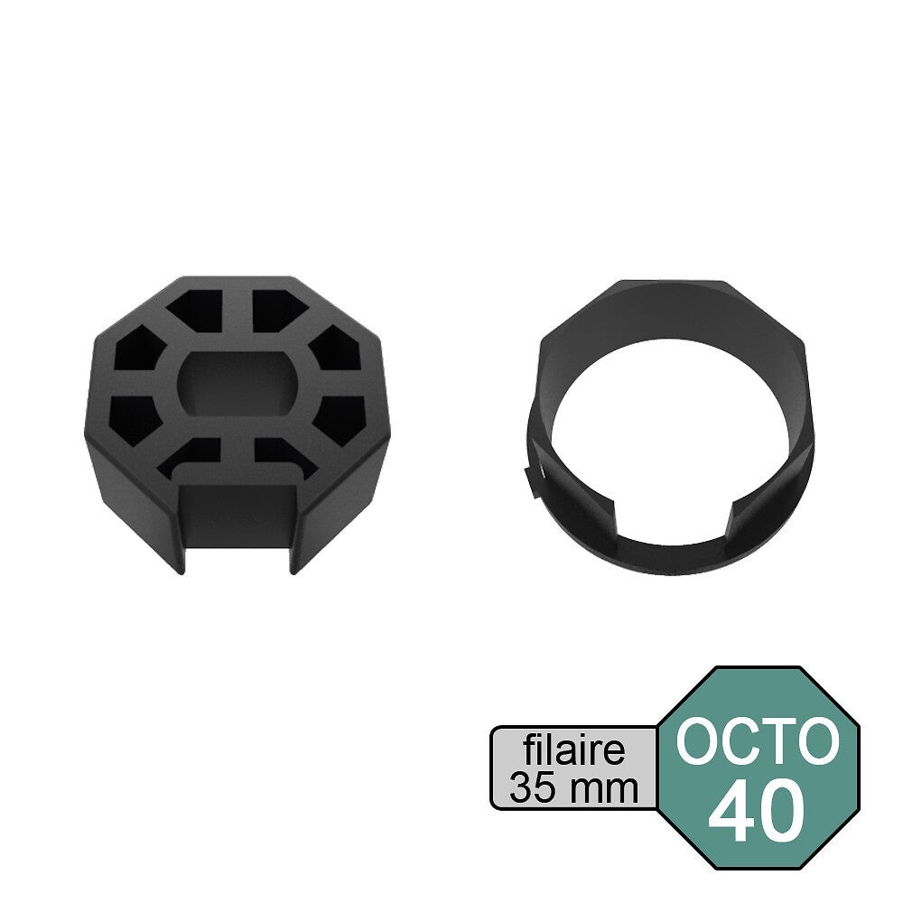 Kit adaptateur pour moteur de volet roulant filaire Ø 35 mm dans tube ...