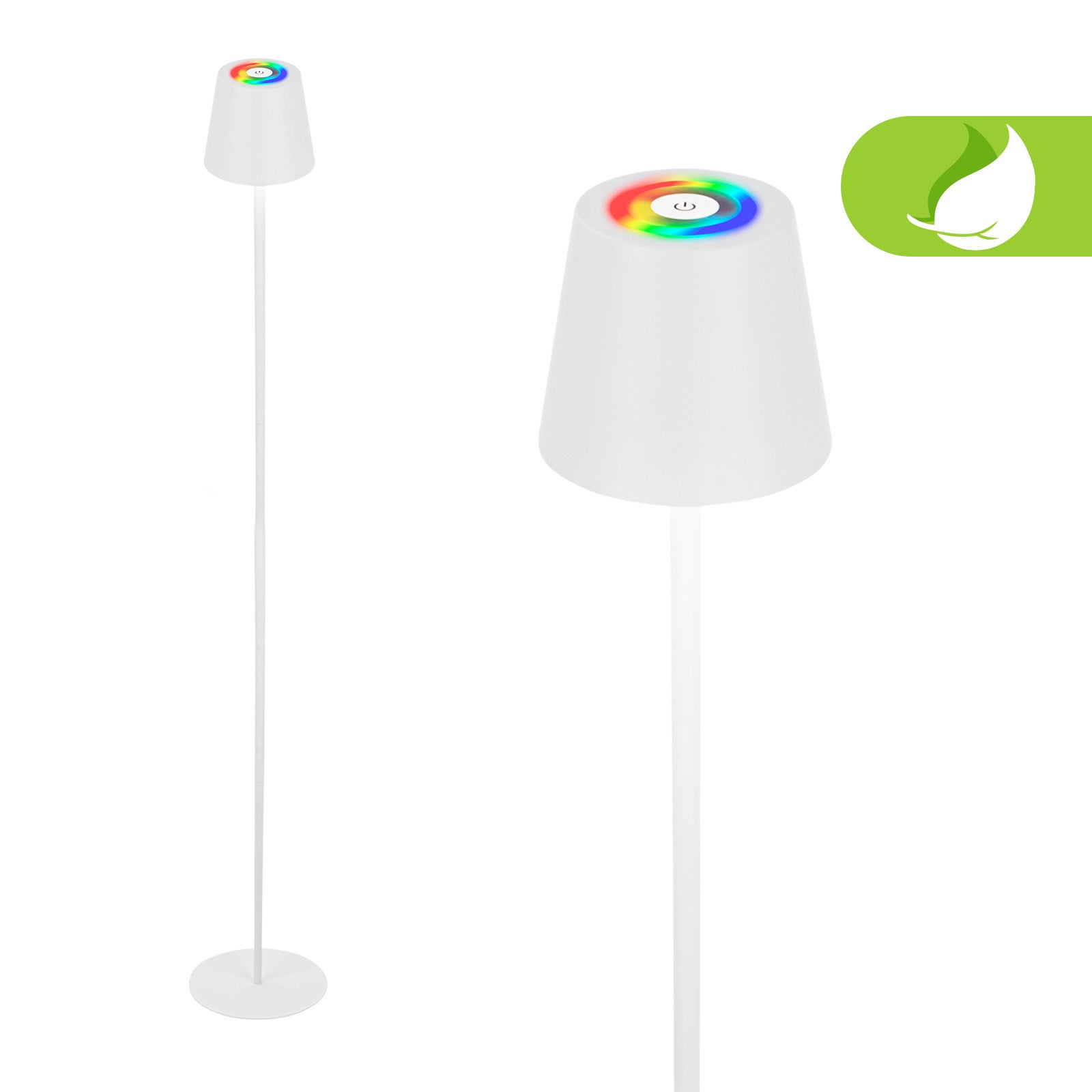 BRILO - Floor lamp - 1507016 - incl. Touchdimmer - 6W - 500lm - 2700K ...