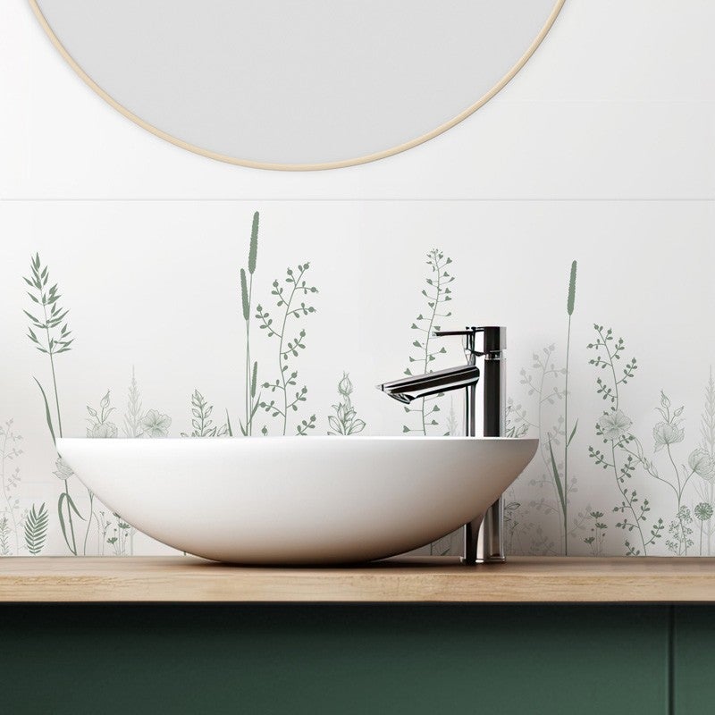 Set di 2 strisce adesive in PVC per il bagno - 2 x (70 x 30 cm ...