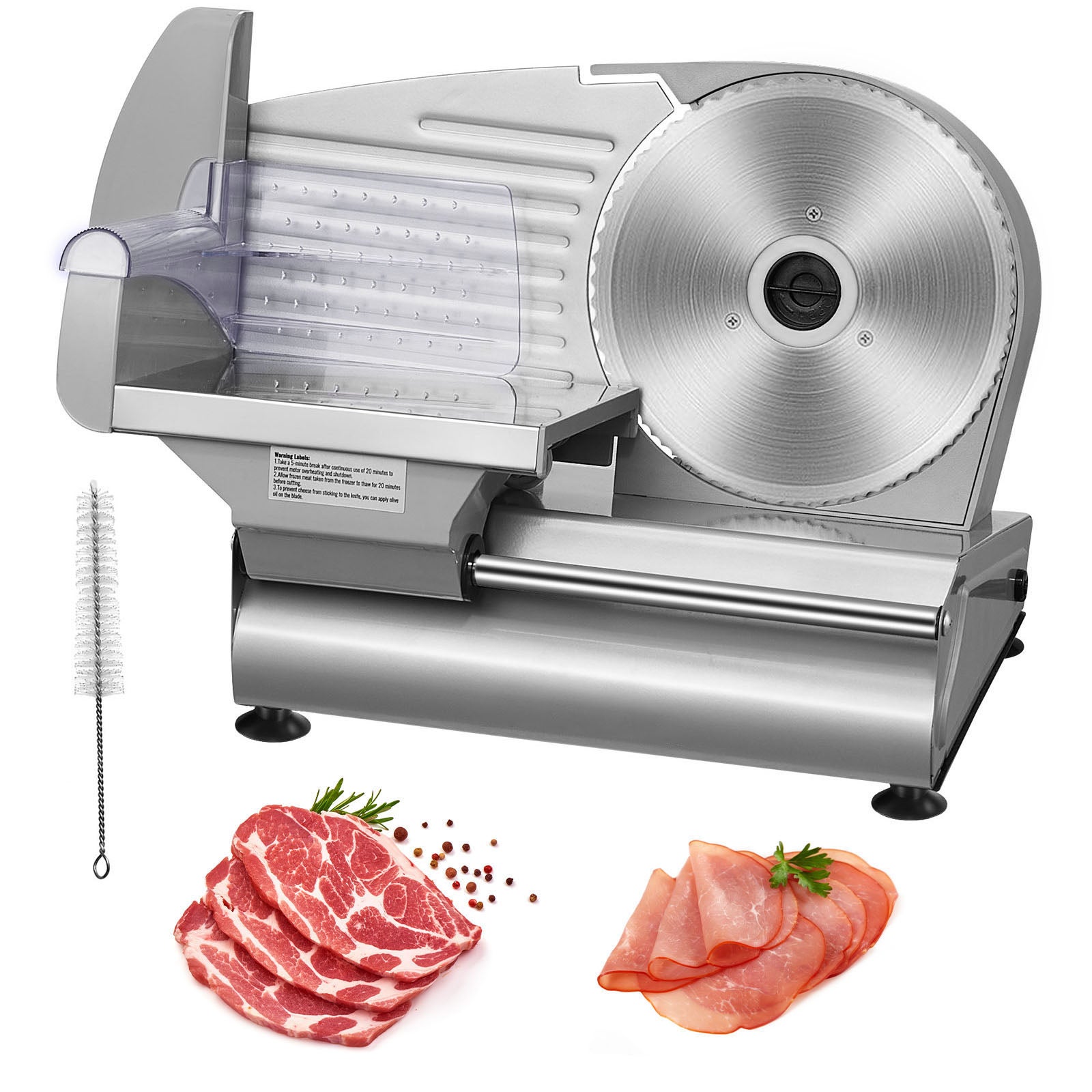 Trancheuse électrique SucceBuy 180 W,lame inox SUS420 7,5 po,épaisseur ...