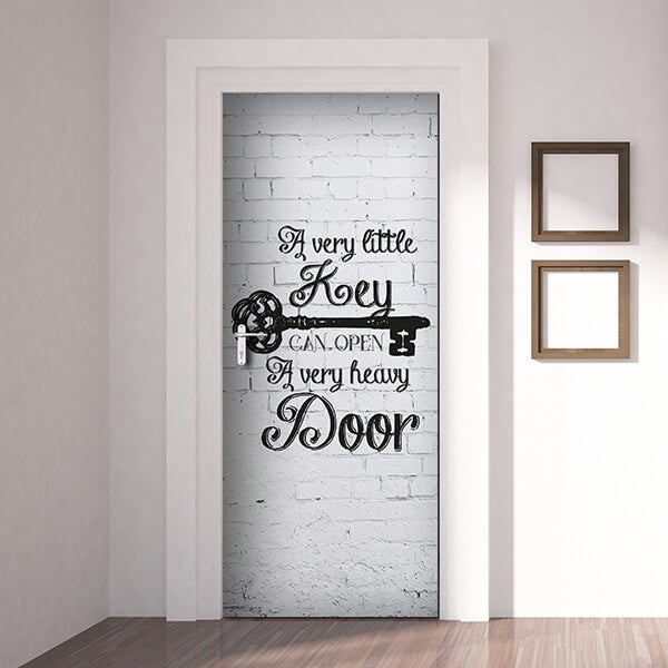 Adhesivo para puertas recortable y sin burbujas Clave 93x210cm | Leroy ...