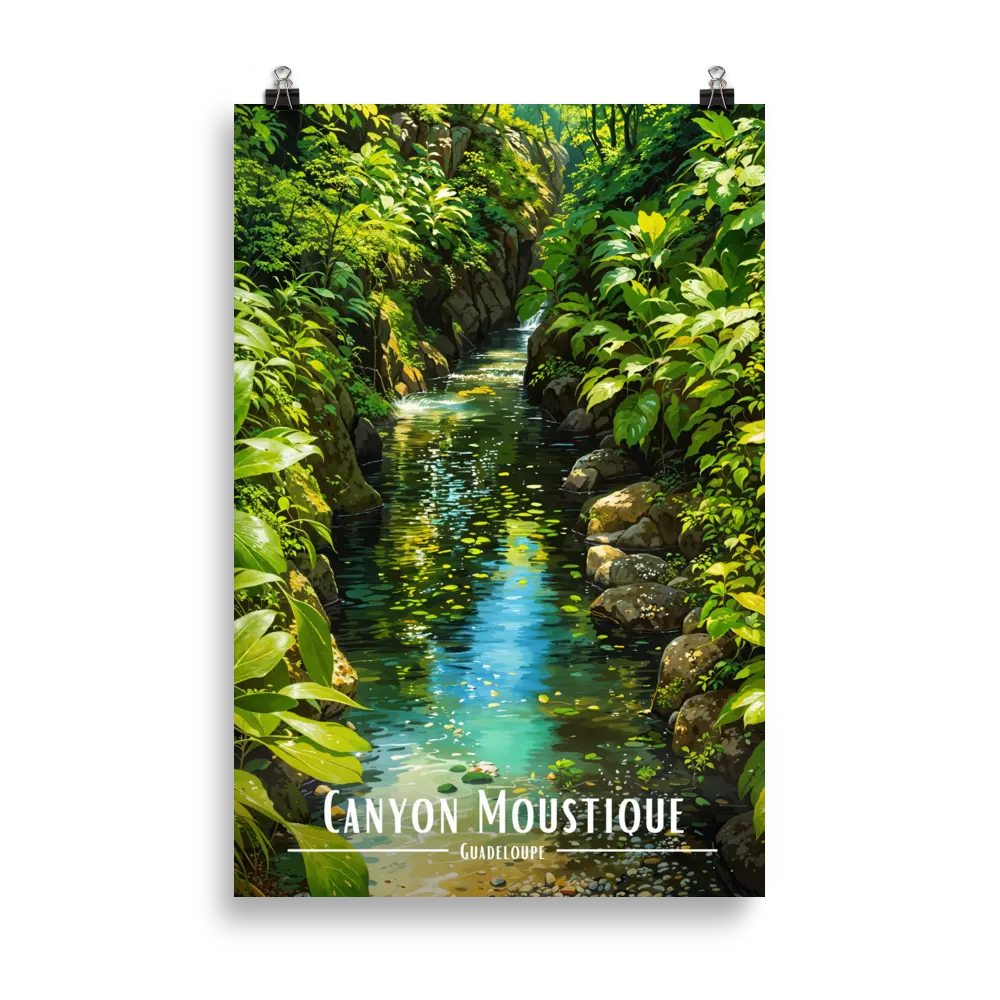 Affiche de Guadeloupe 'Canyon Moustique' | Leroy Merlin