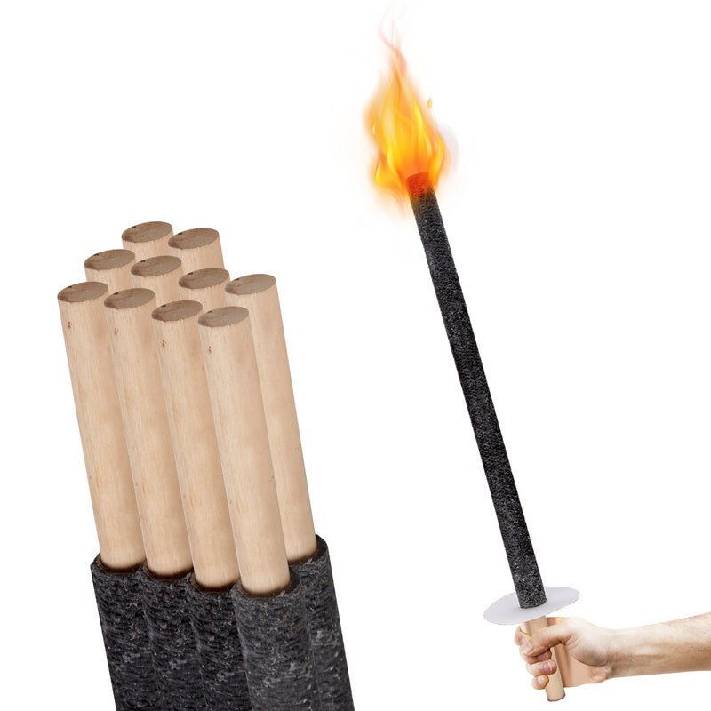 Antorcha de jardín, set de 25, lámpara de aceite para exteriores,42cm ...