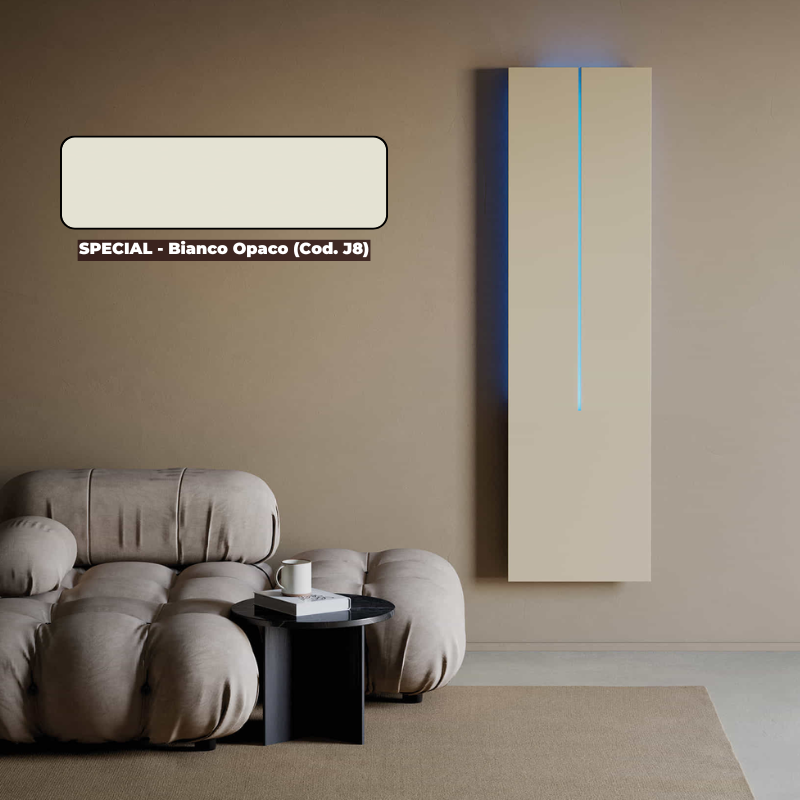 Radiateur design électrique connecté 750W blanc opaque ORIGIN - IRSAP ...