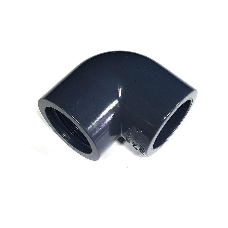 Coude à visser 90° PVC Noir Ø32 | Leroy Merlin