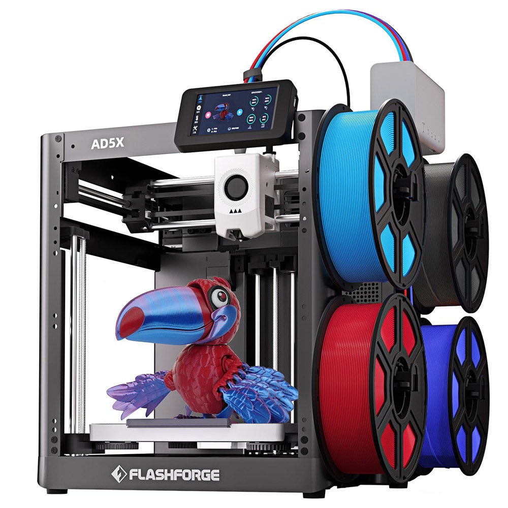 Imprimante 3D Flashforge AD5X - Vitesse maximale 600 mm/s - Écran LCD 4 ...