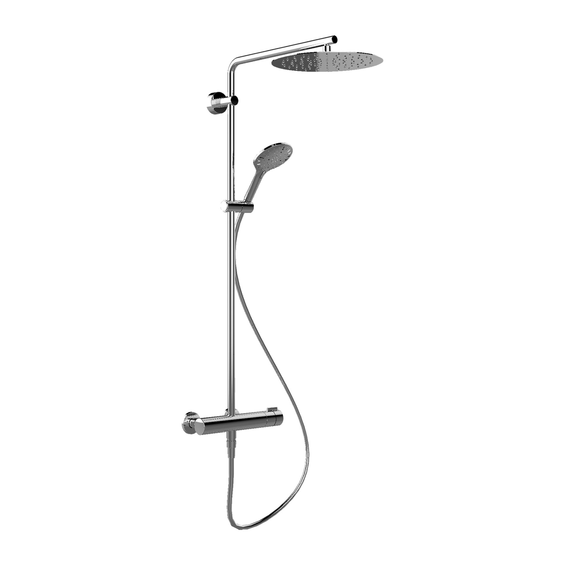 LAUFEN TwinPlus Système de douche, set complet, pomme de douche x300mm ...
