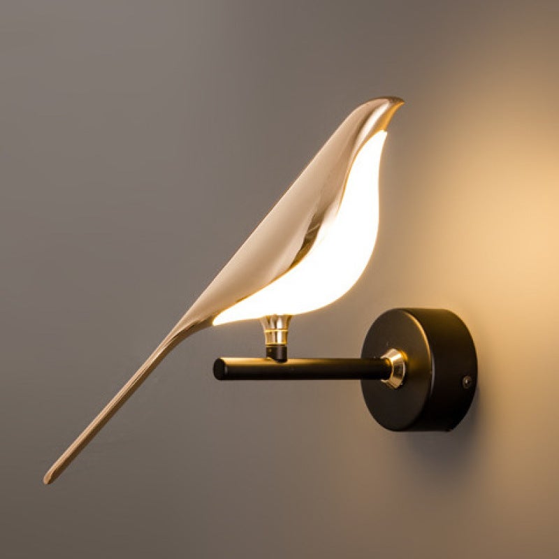 Lampe Murale Oiseau Pie Créative, Lampe de Sol Balcon/Salon, Design ...