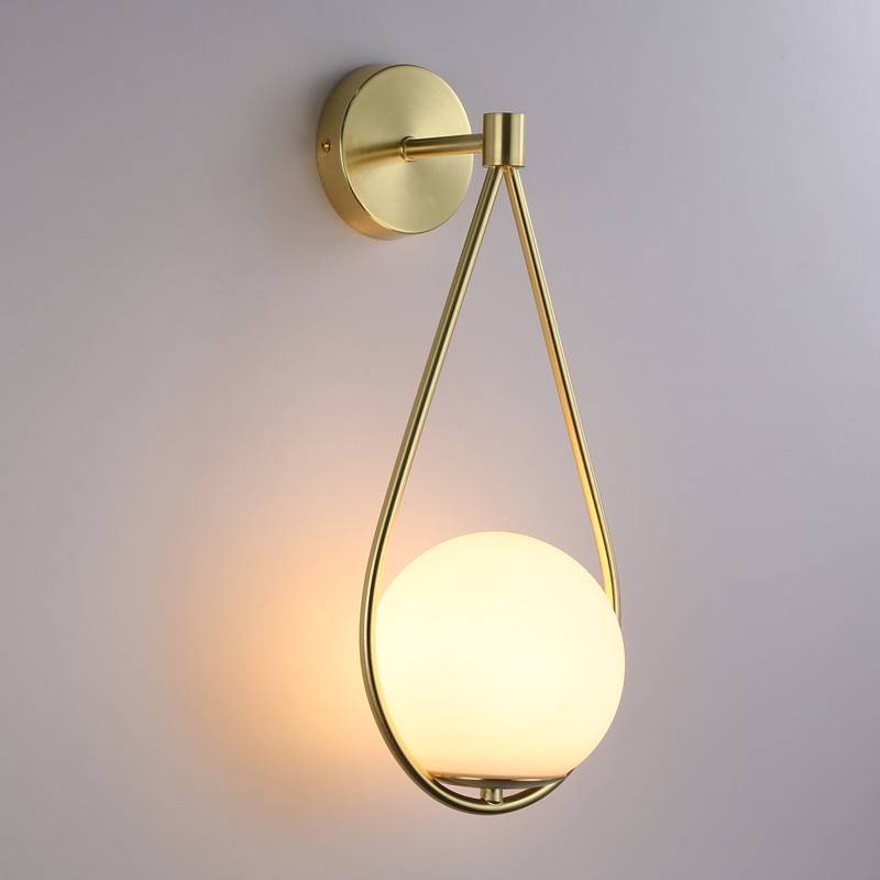 Applique murale globe en verre "Clara" - E14 | Leroy Merlin