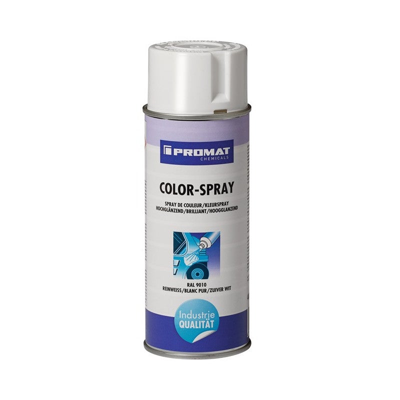 Bombe de couleur blanc pur éclat brillant RAL 9010 400 ml bombe aérosol ...
