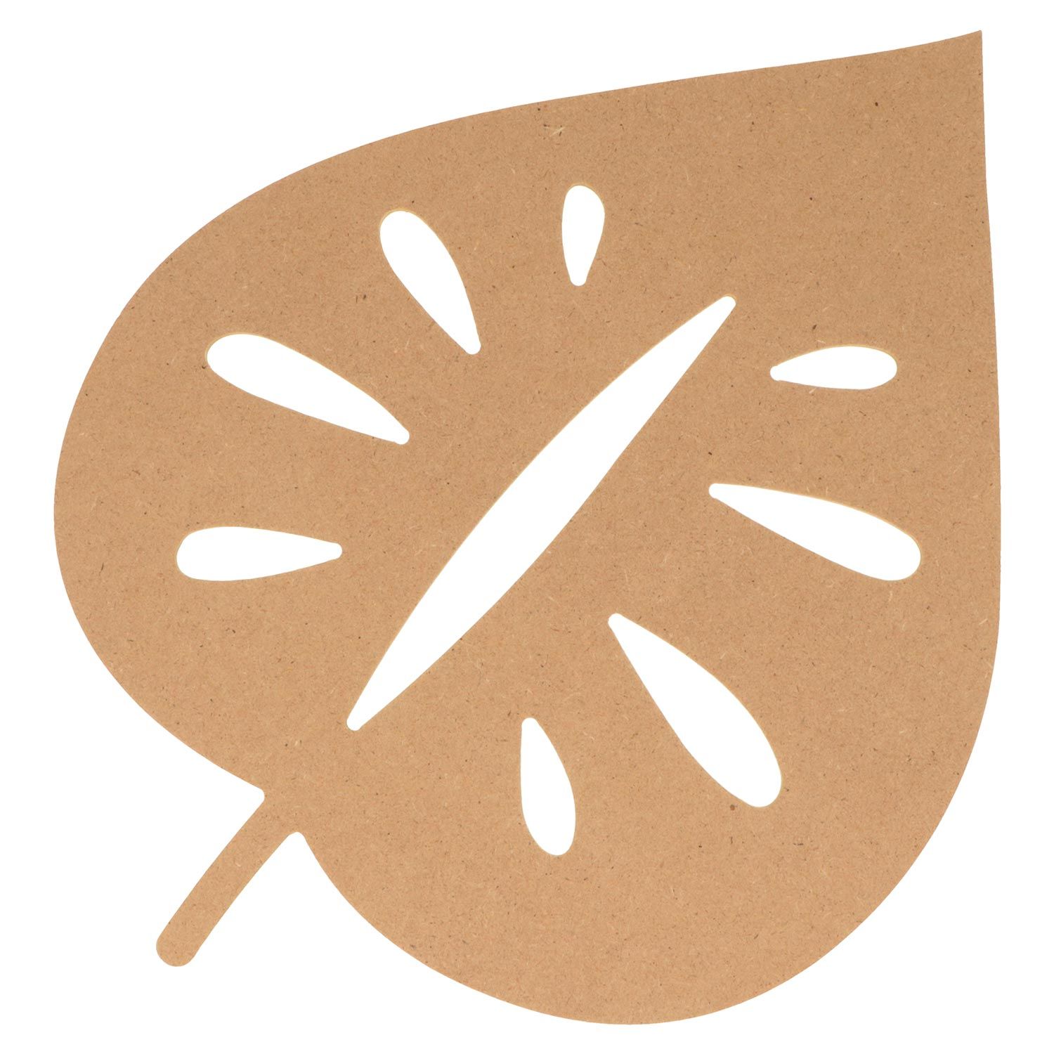 Feuille tropicale en bois MDF 25 cm - Artemio | Leroy Merlin