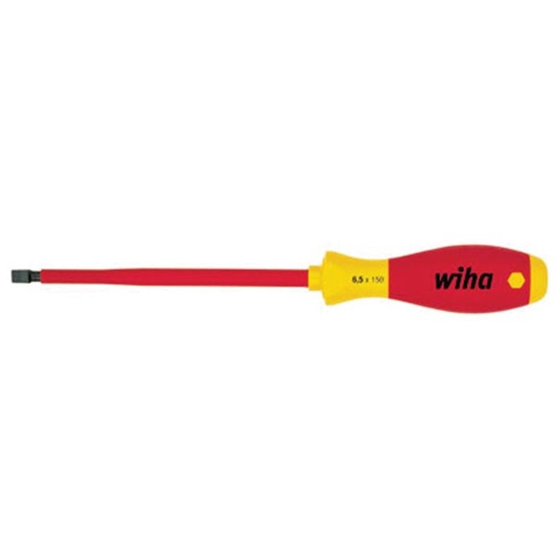 WIHA 00822 Destornillador SoftFinish electric plano 3,5 mm x 100 mm ...