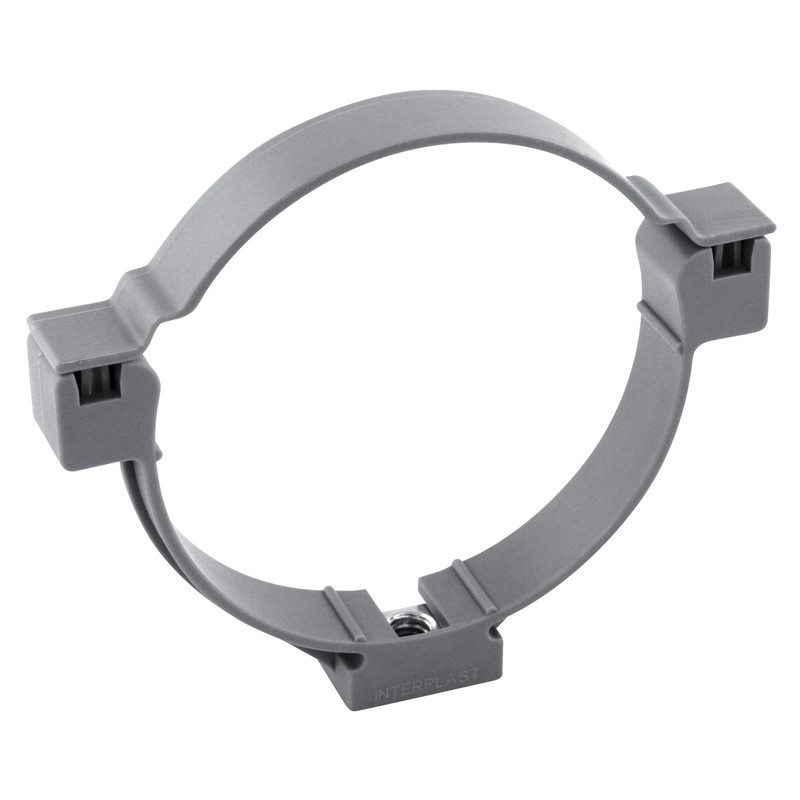 Collier de fixation sans vis PVC évacuation Ø80 | Leroy Merlin