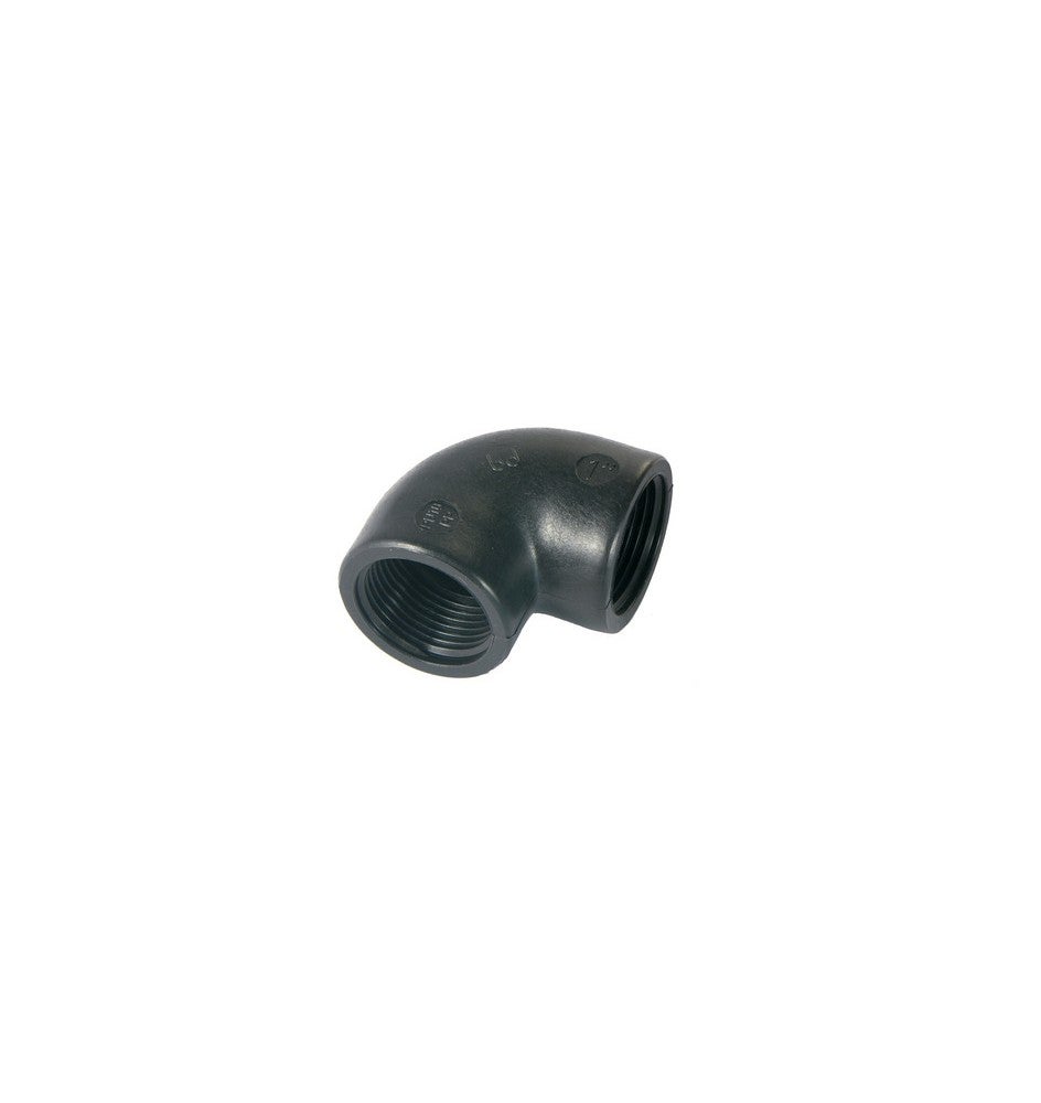 CODO 90° EN PP NEGRO 3/4" | Leroy Merlin