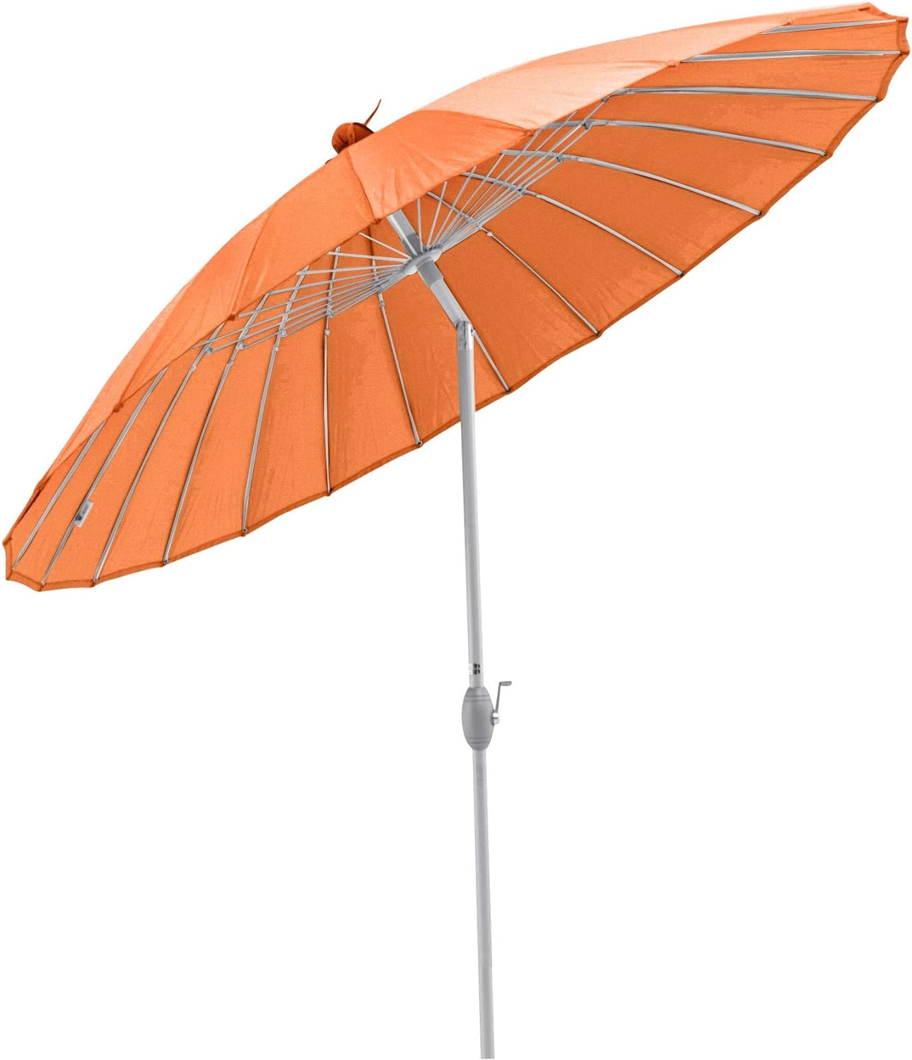 SORARA Shanghai Parasol - Oranje - Ø260 cm - Inclinable | Leroy Merlin