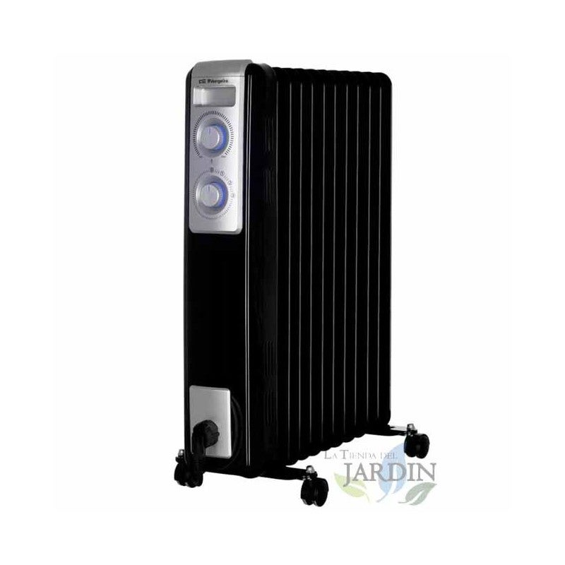 Radiateur à Bain d'Huile 2500W Chauffage électrique 11 éléments ...