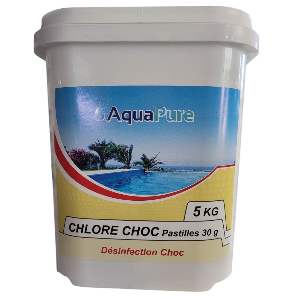 Pastilles chlore choc - 5 kg pastille 30 g | Leroy Merlin