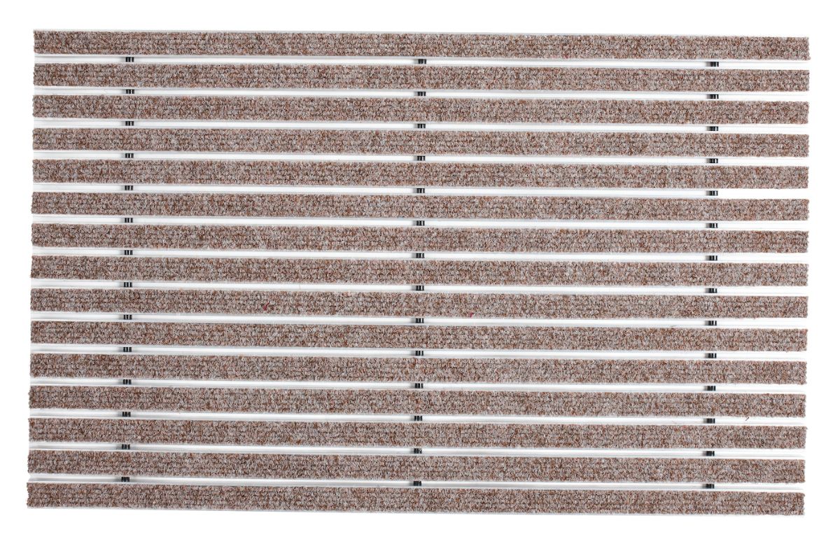Tapis d'entrée sur Structure Aluminium 10R + Cadre 13 mm 120x80cm Sable ...