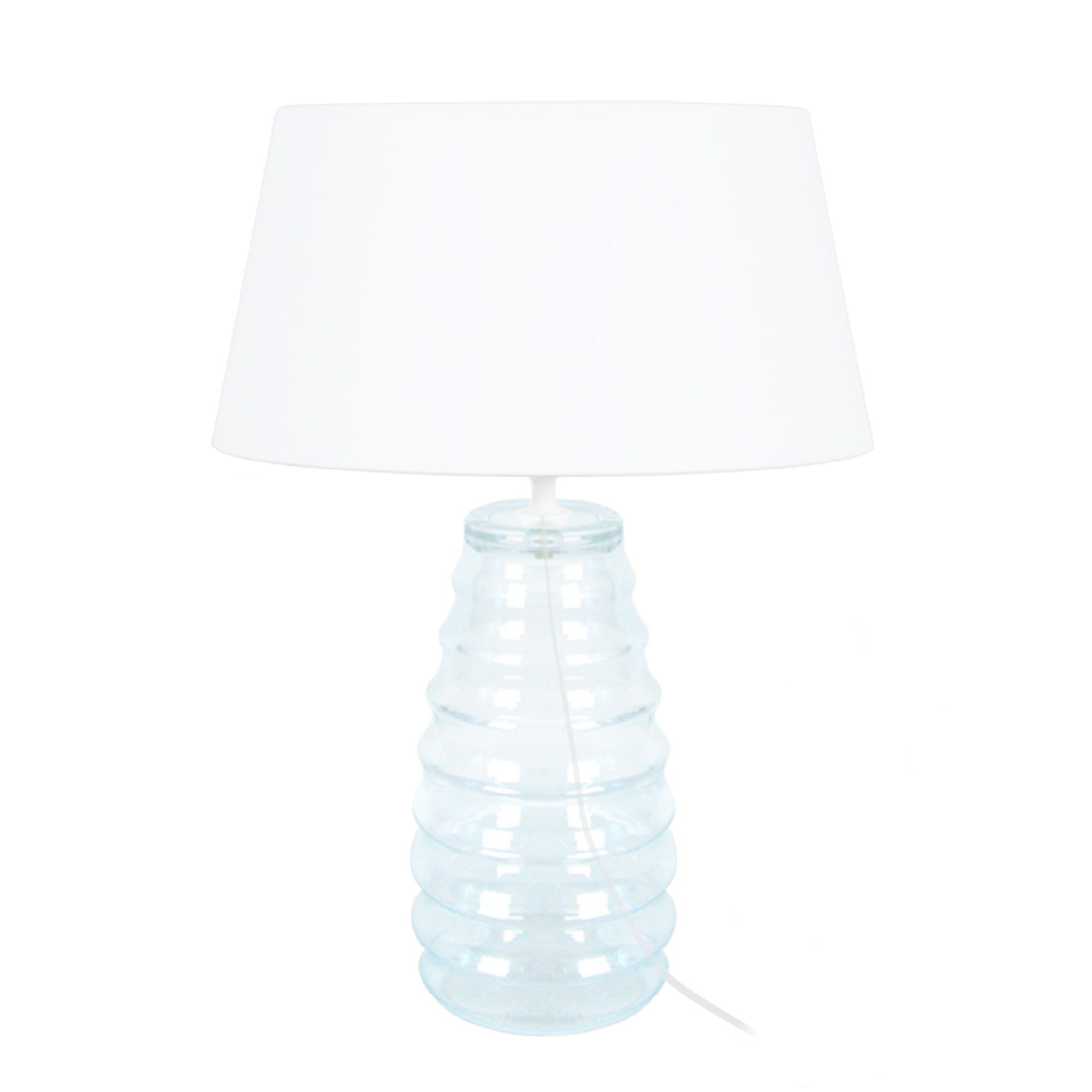 Lámpara de noche TOSEL ,vidrio,Transparente,A49x D 30xP 30 cm | Leroy ...