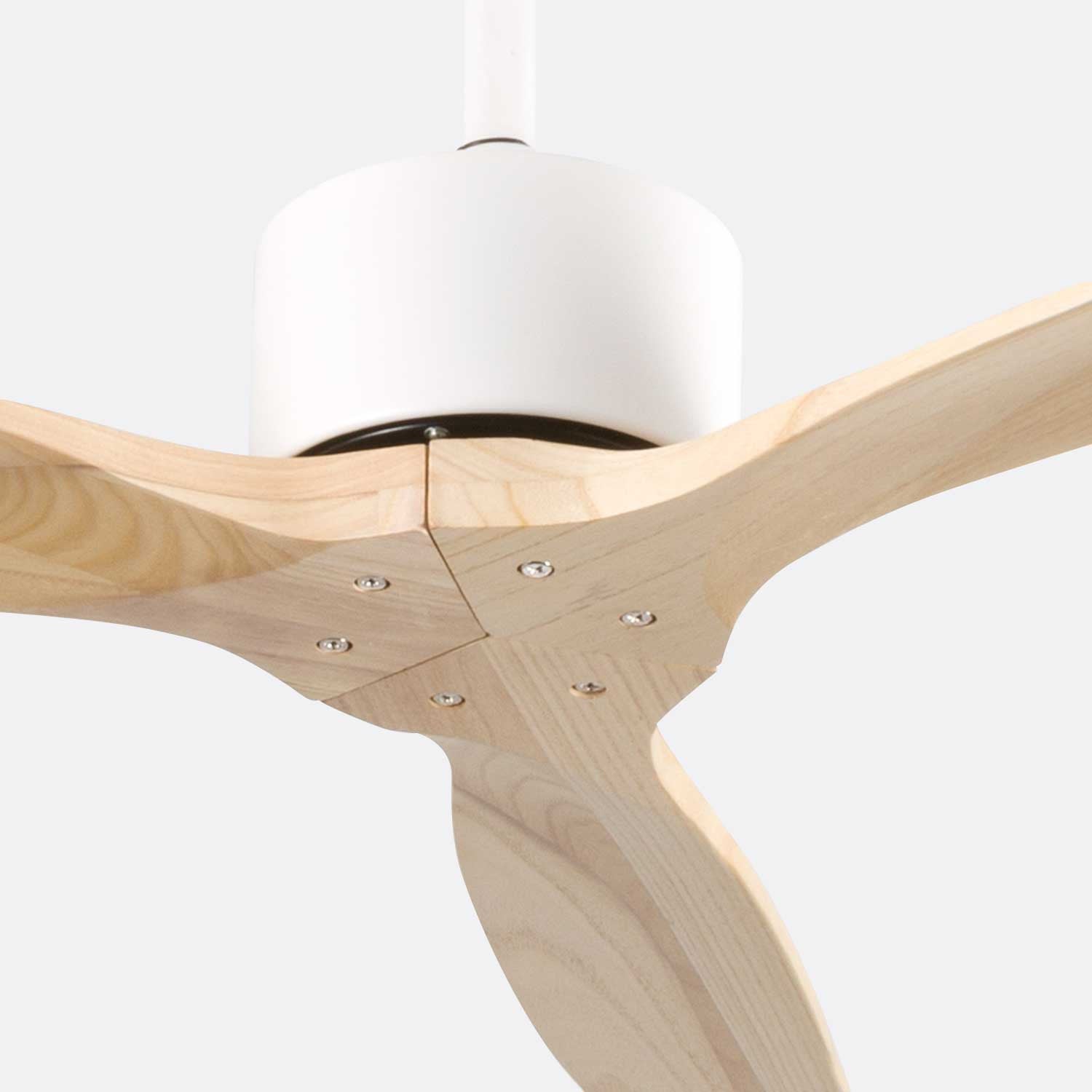 Ventilador de Techo 3 Aspas 55W 6 Velocidades Blanca Nebraska O91 ...