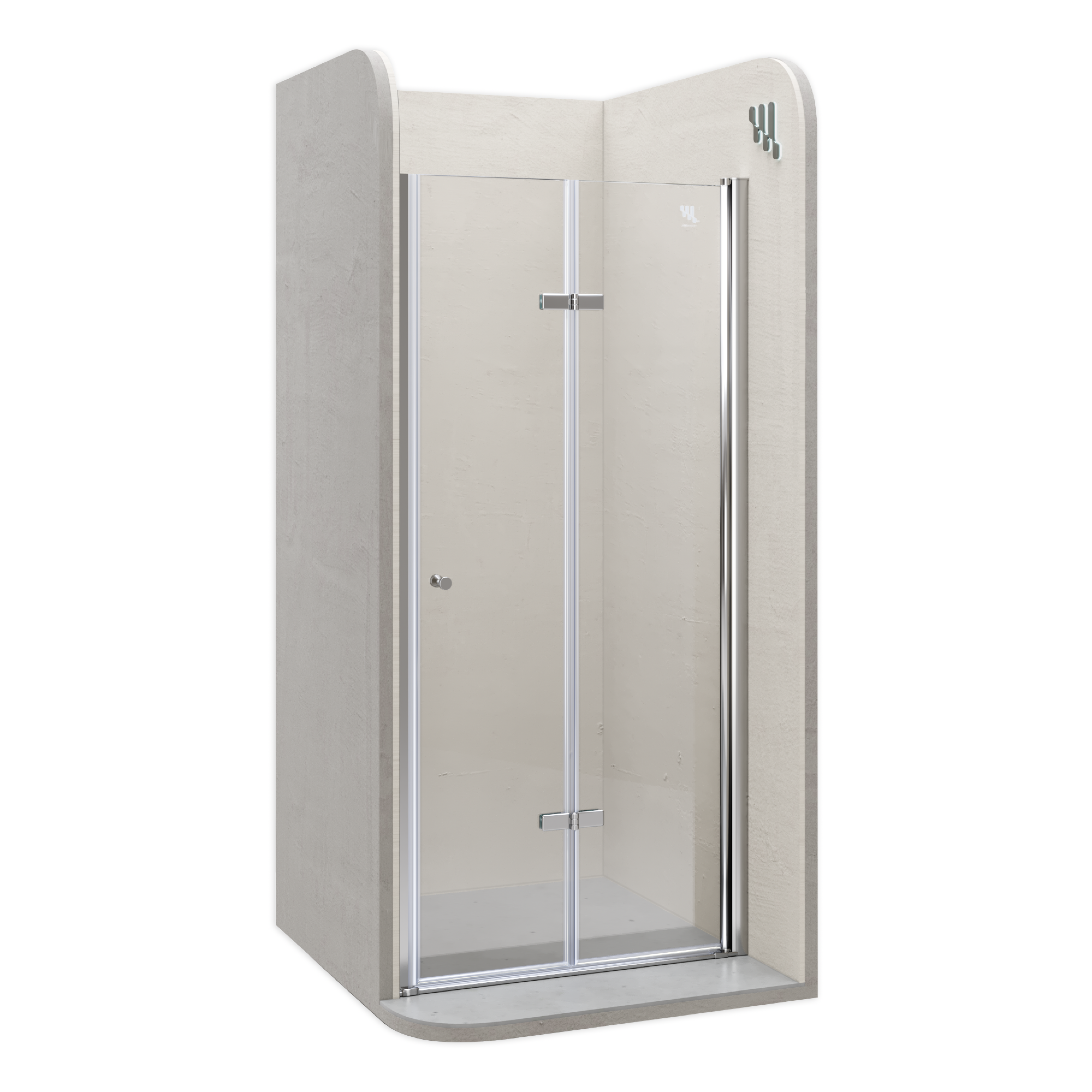 Porta Doccia MOG MILA - 76-80 x 195 cm - Porte a Battente, Vetro ...