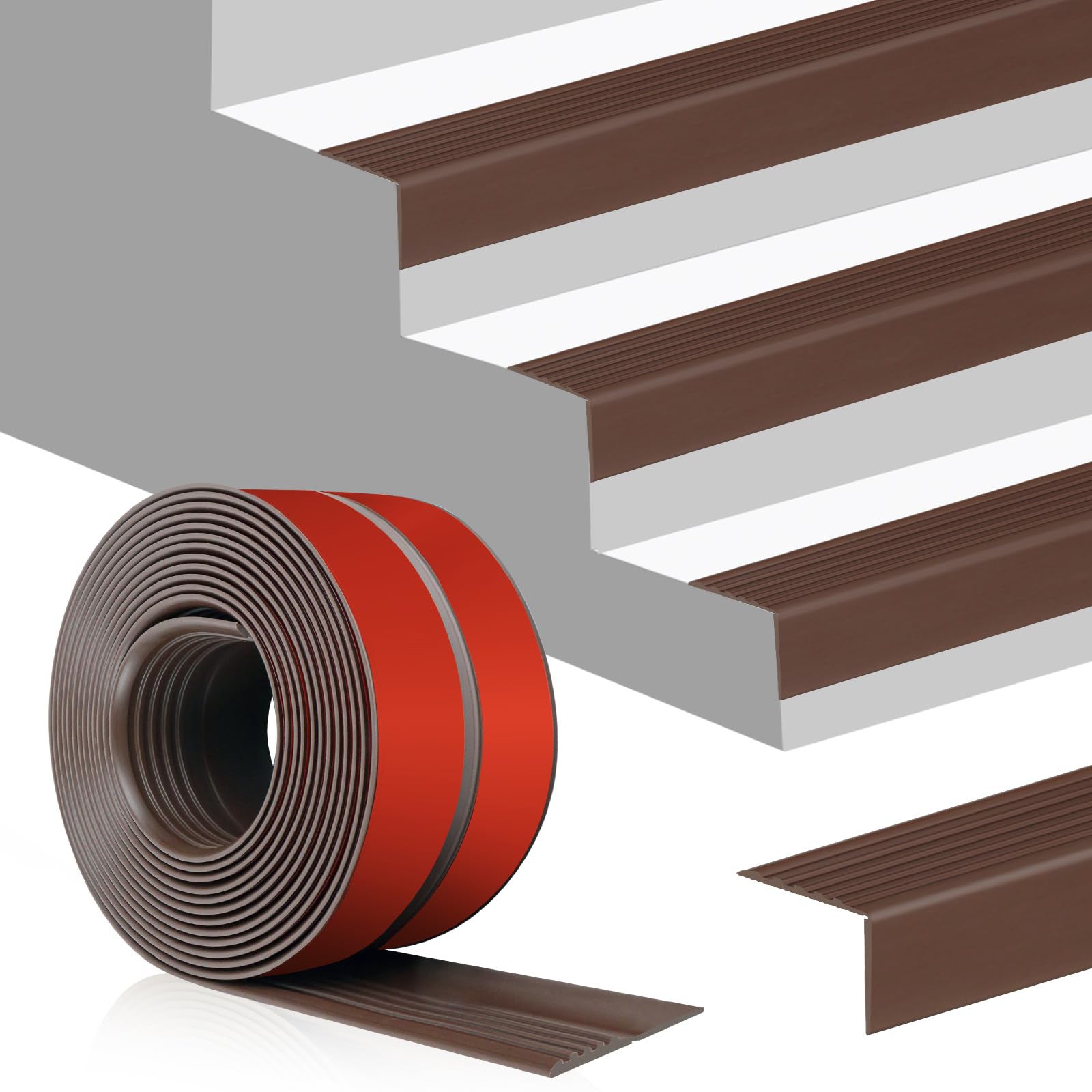 Profil de nez d'escalier, 6 m Profil de protection contre la bordure d ...