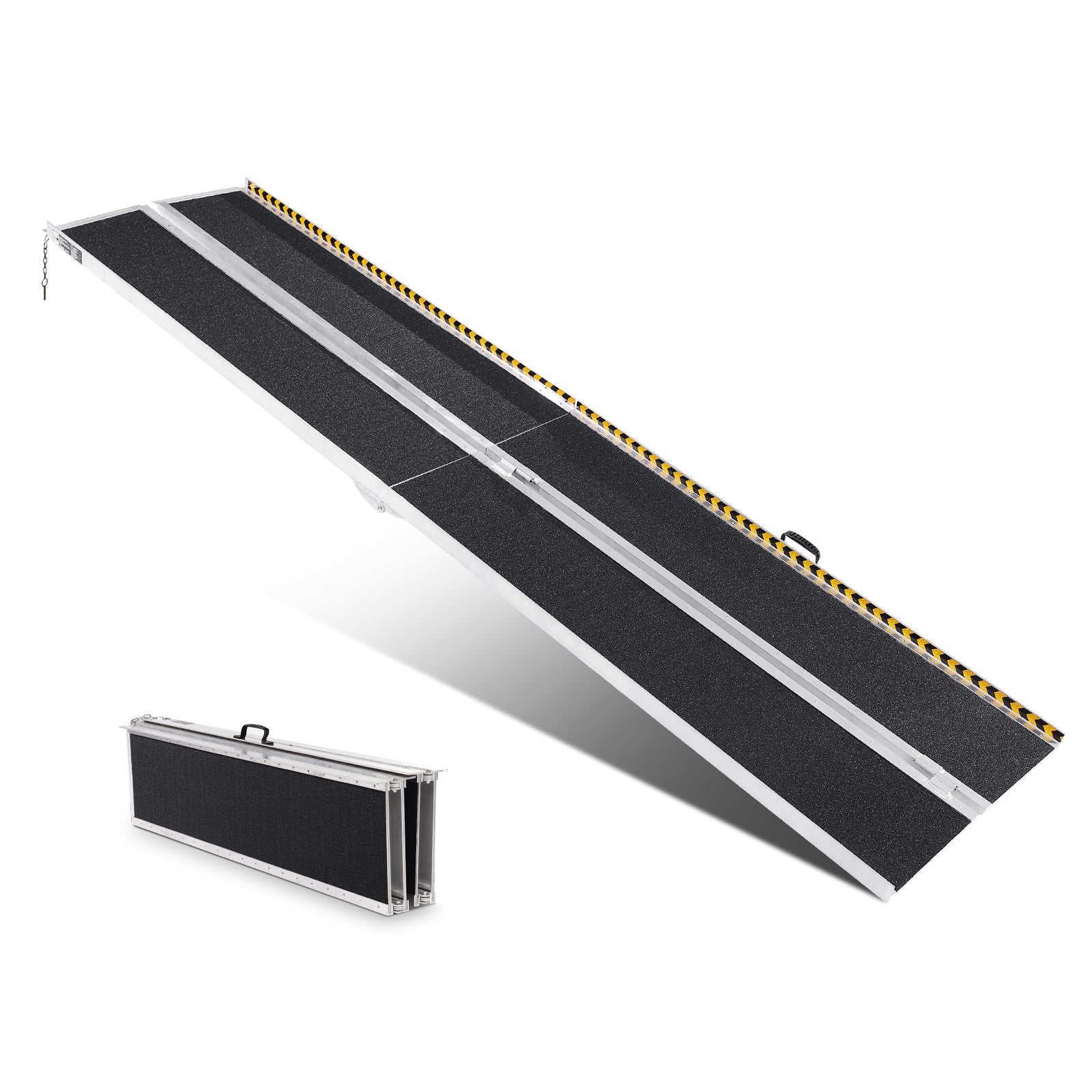 VEVOR Rampa plegable para silla de ruedas Rampa de aluminio portátil 10 ...