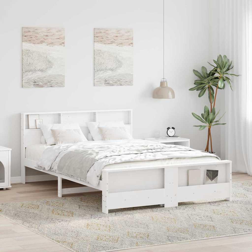 Estructura de cama 150 x 200 cm Madera de ingeniería vidaXL | Leroy Merlin