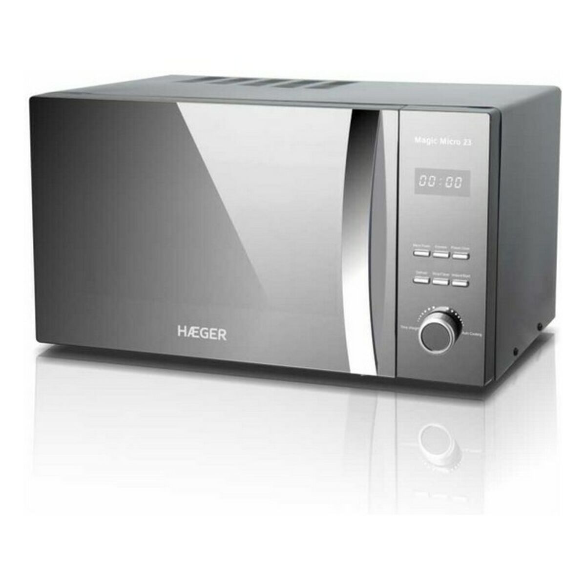 Microondas Haeger Magic Micro 26 Gris 800 W (26 L) 800W | Leroy Merlin