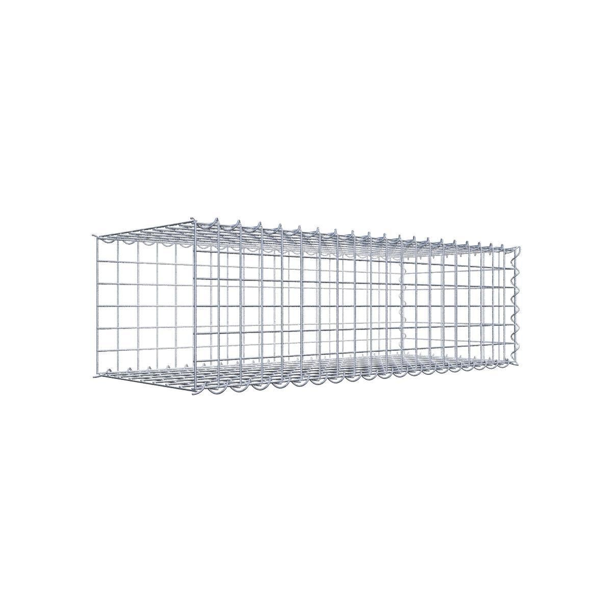 Gabiona - Gabion à monter en longueur 100 cm x 30 cm x 40 cm (L x H x P), maille 5 x 5 cm ...